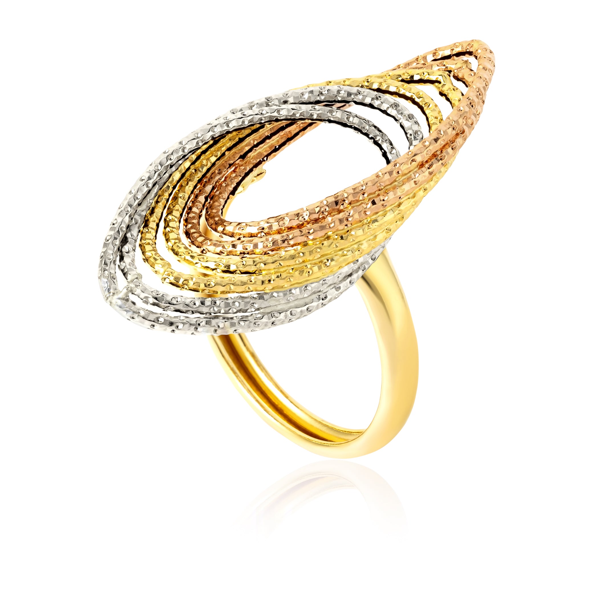 18K Pure Gold Multi Color Ring Tala Gold Collection 18k-pure-gold-multi-color-ring-tala-gold-collection