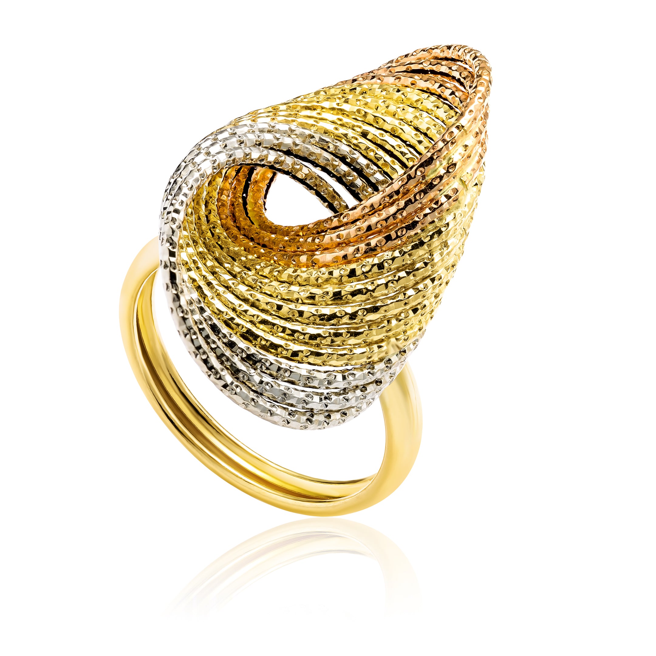 18K Pure Gold Multi Color Ring 18k-pure-gold-multi-color-ring