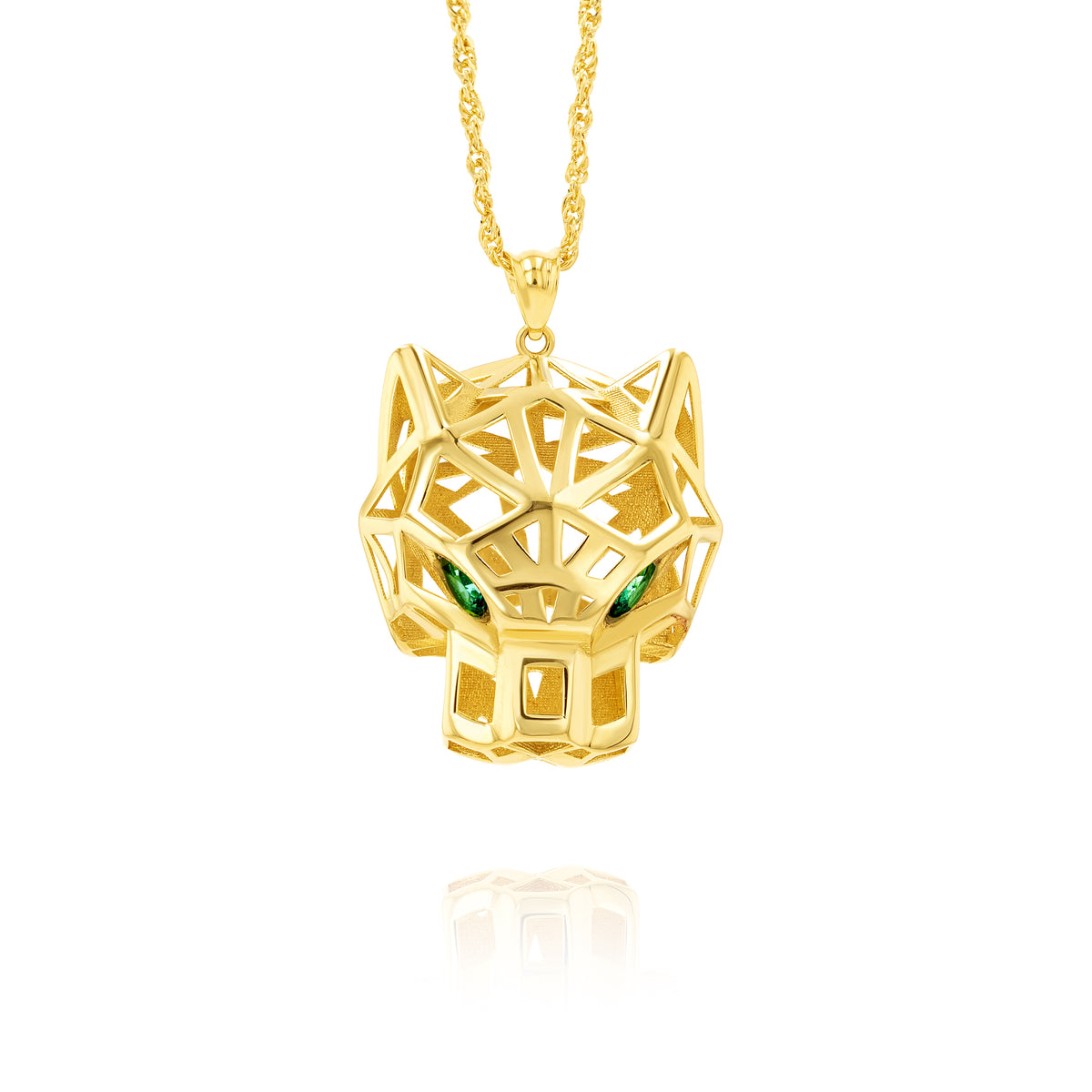 18K Pure Gold Panther Necklace – Tala Gold Collection