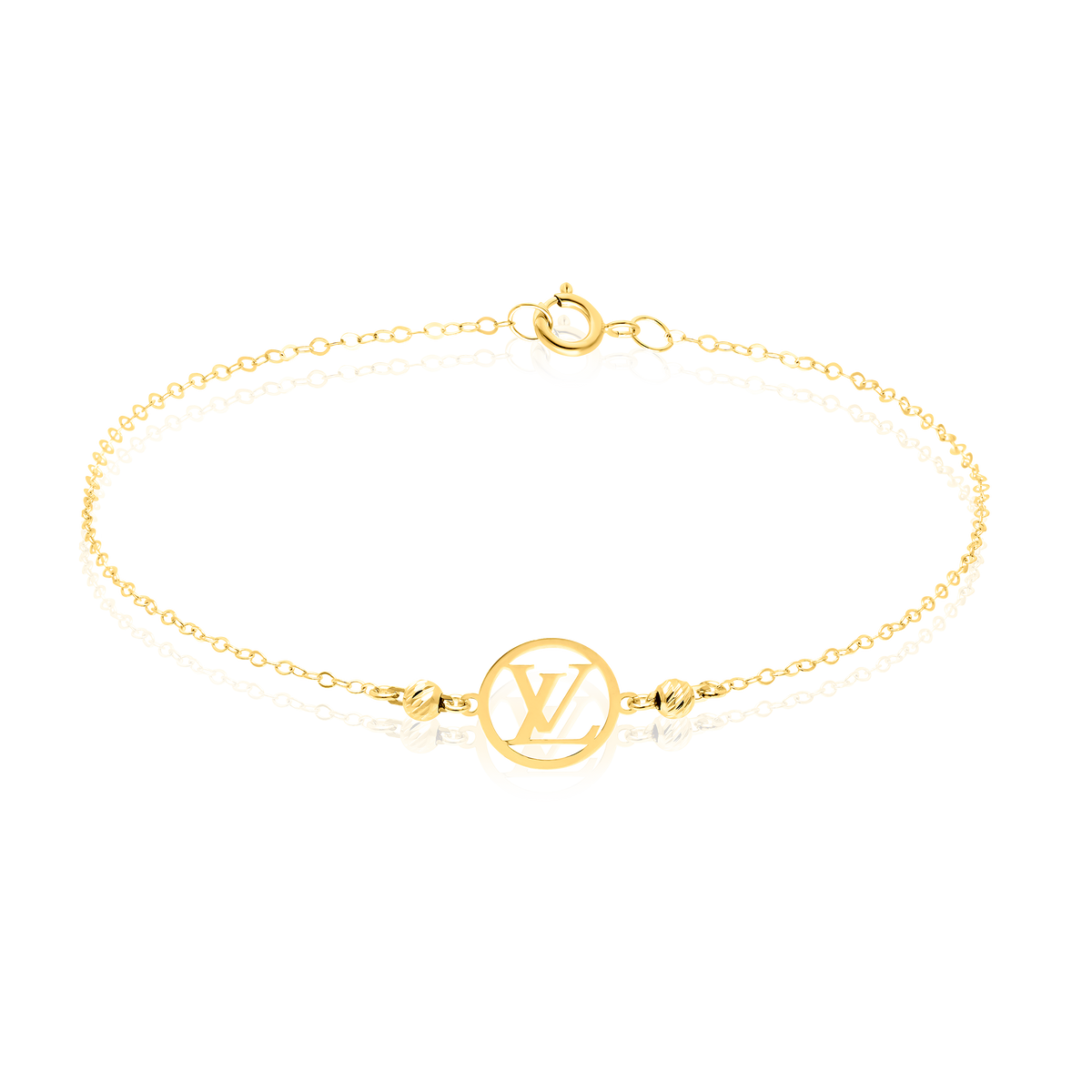 18K Pure Gold L.V Seed Bracelet Talagold – Tala Gold Collection