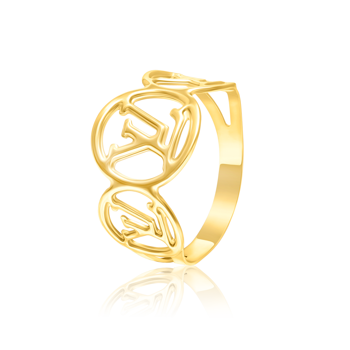 18K Pure Gold L.V Ring Talagold
