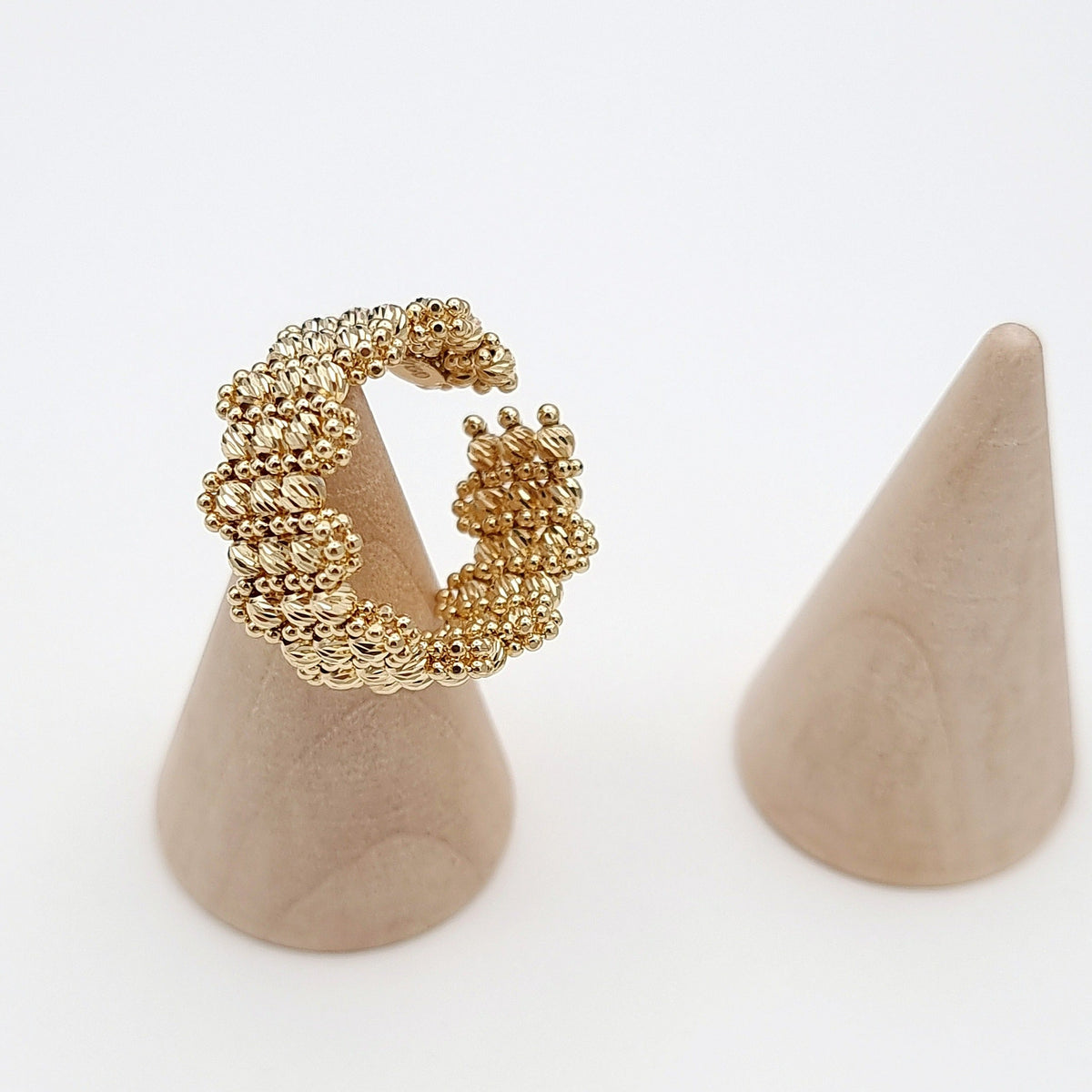 18K Pure Gold Seed Ring – Tala Gold Collection