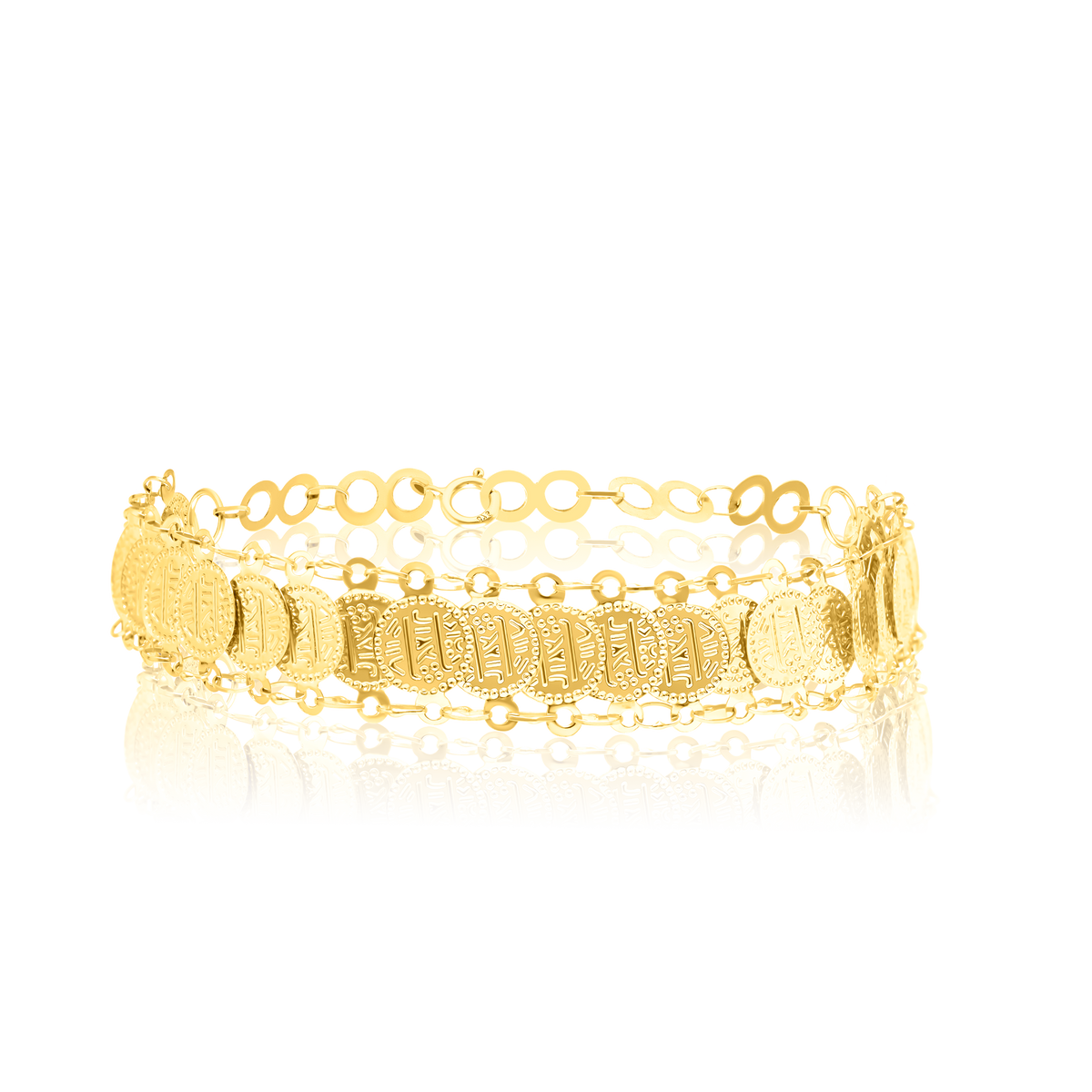 21K Pure Gold Bracelet Talagold
