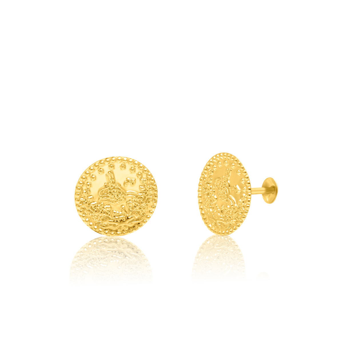 18K Pure Gold Round Jewelry Set Talagold – Tala Gold Collection