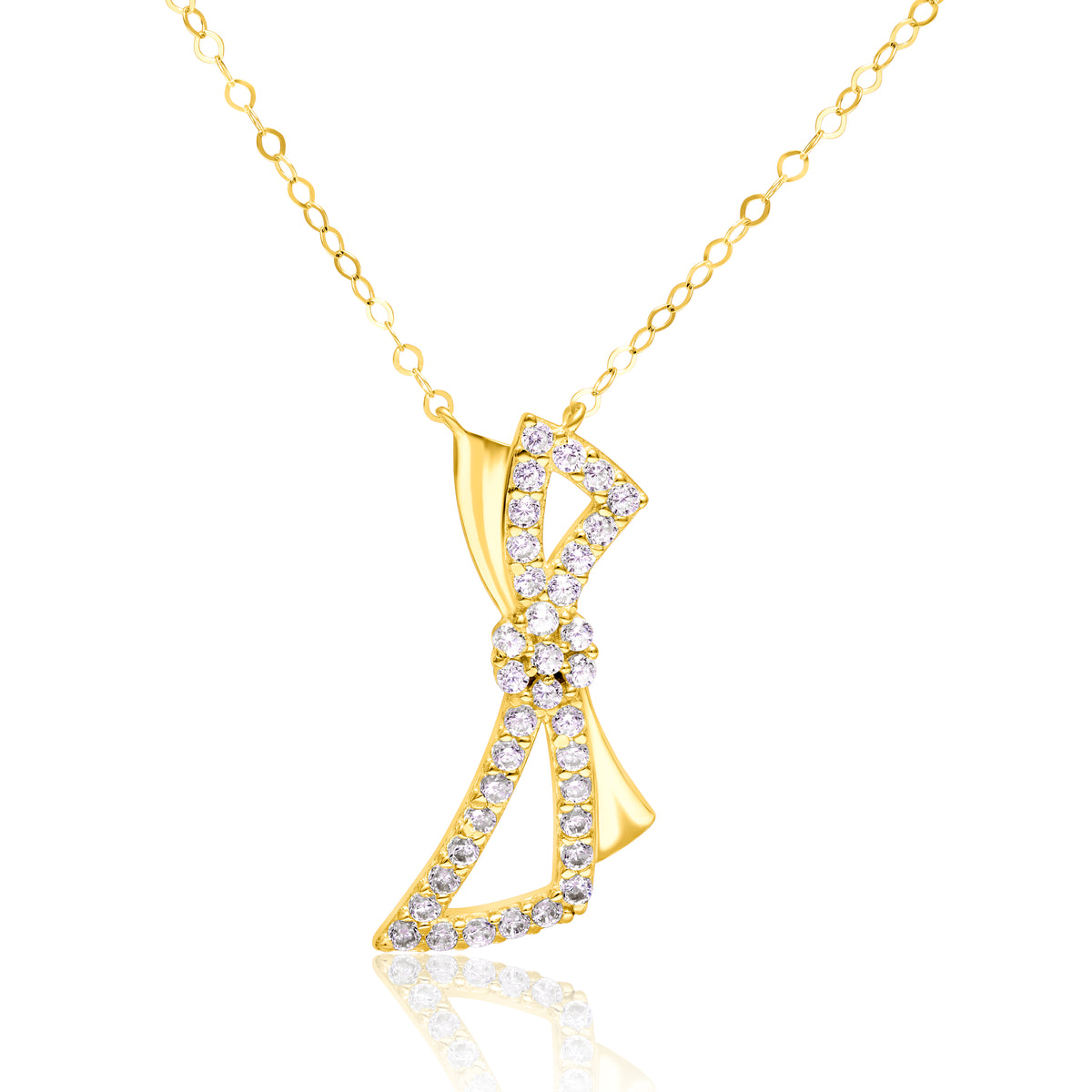 18K Pure Gold Stone Necklace Talagold – Tala Gold Collection