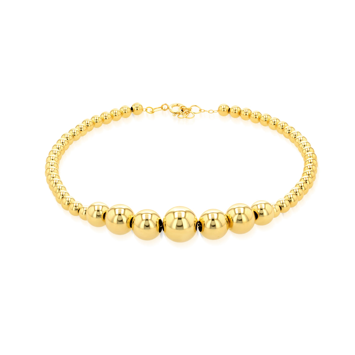 18K Pure Gold Ball Seed Bracelet