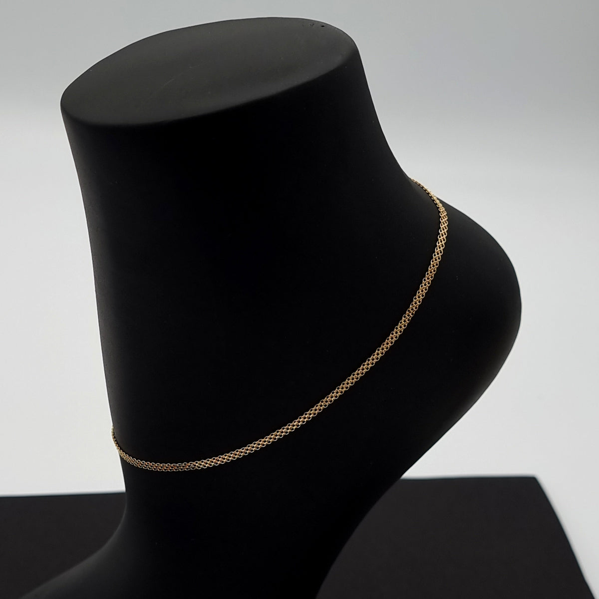 18K Pure Gold Flat Anklet – Tala Gold Collection