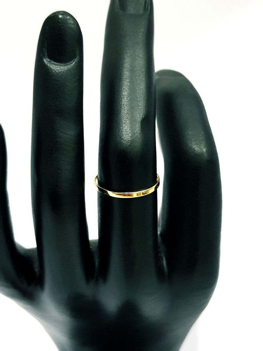 18K Pure Gold Plain Ring | 18K Gold Rings | Engagement Rings