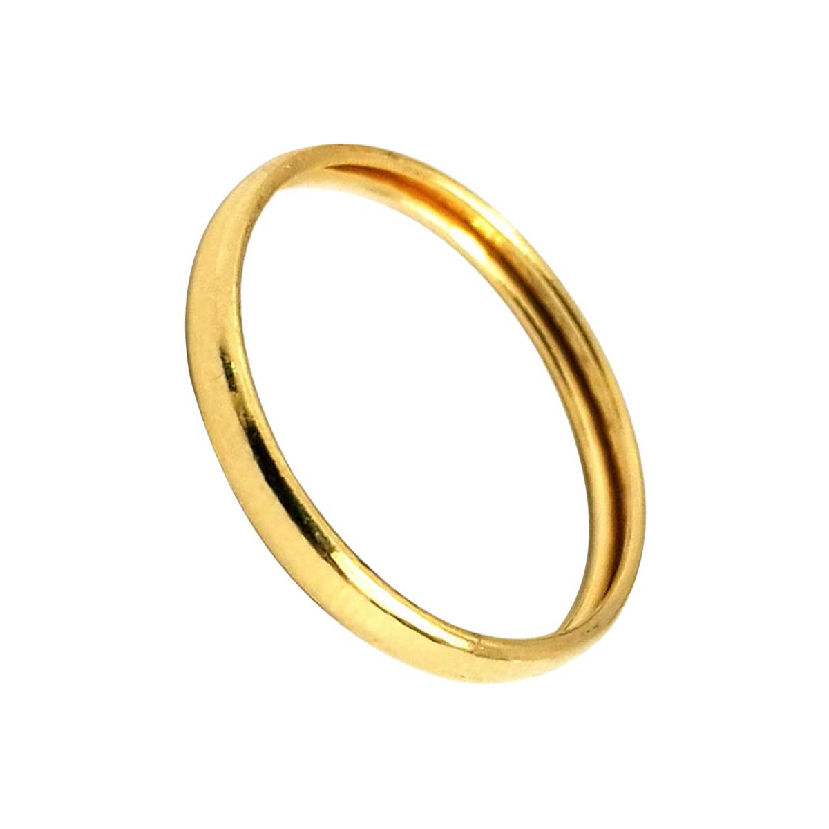 18K Pure Gold Plain Ring | 18K Gold Rings | Engagement Rings – Tala ...